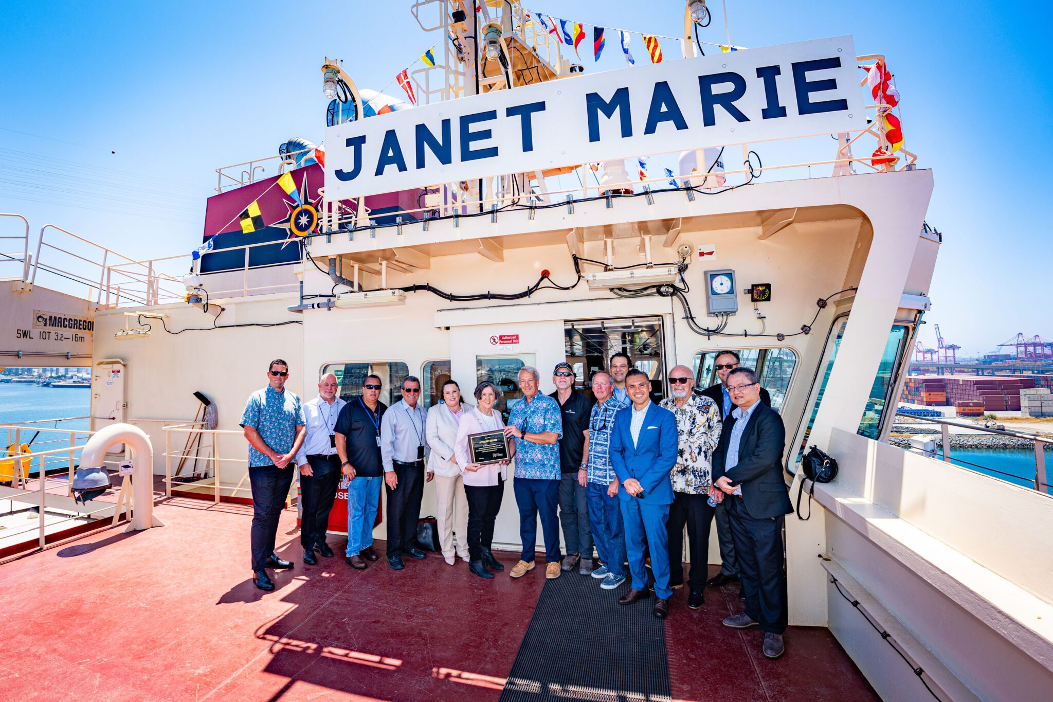 Pasha Hawaii Celebrates ‘MV Janet Marie’ Inaugural Call to the Port of ...